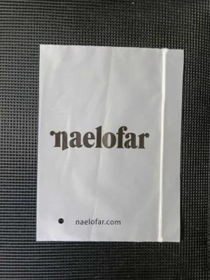 China Sustainable Eco-Friendly Degradable Bone Zipper Pouch For Small Items for sale