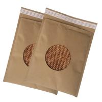 China Environmentally 100% Recyclable Paper Padded Mailers Cushion Shockproof Kraft Paper Padded Bags Paper Packaging for sale