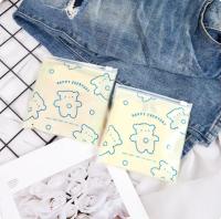 China Reclosable Waterproof CPE Zipper Bag Plastic Storage Pouch for Cosmetic Electronic Accessories Packaging for sale