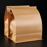 China Self Adhesive Seal Brown Paper Grocery Bag Including Production Time 12-15 Days Practical for Retail Packaging and Grocery for sale