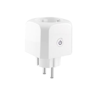 China EU Standard BLE Gateway Smart Plug Socket 16A WiFi Remote Control for sale