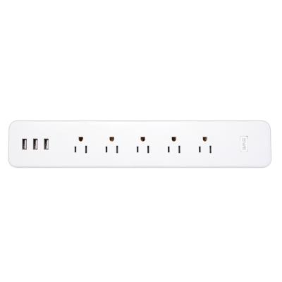 China US Standard 15A 5 Outlet Wi-Fi Smart Power Strip with USB Sub Control for sale