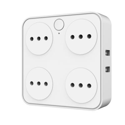 China Wall Tap Plug 4x4 Chile Italy Standard 16A 250V Power Adapter for sale