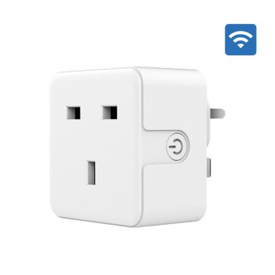 China UK Smart Plug WiFi Remote Control Socket Compatible with Alexa 16A 240V for sale