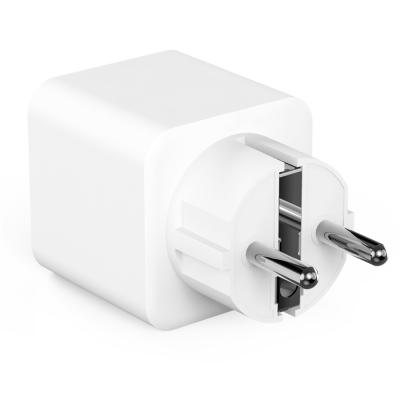 China Zigbee EU Smart Socket 16A WiFi Remote Control Power Outlet for sale