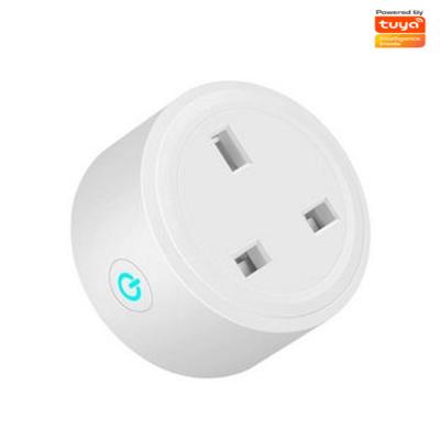 China WiFi Smart Plug 13A UK 3 Pin Mini Smart Socket with Power Monitor Tuya Compatible for sale