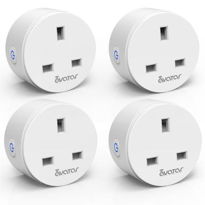 China UK Wi-Fi Smart Plug Socket 16A with Energy Monitoring and Remote Control for sale