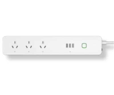 China Smart Wi-Fi Power Strip，AU Type SAA With Power Meter Function 10A 2400W for sale