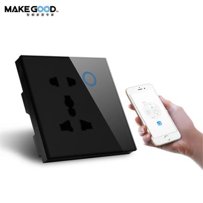China UK Standard Wi Fi Wall Socket 13A with USB Charging Smart Outlet for sale