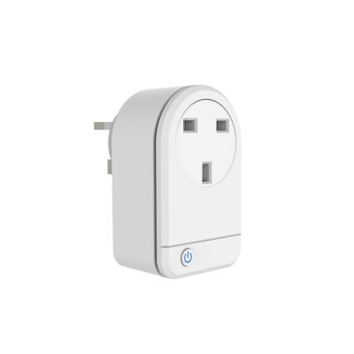 China WiFi Smart Plug UK Type 16A Remote Control Socket with Energy Monitoring for sale