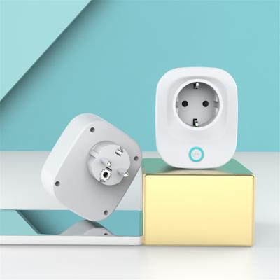 China Smart EU Plug Energy Monitor 16A WiFi Power Consumption Meter for sale