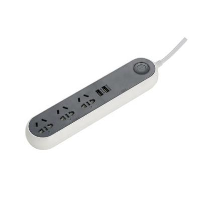 China Smart Power Strip 8 Outlet Surge Protector 1800J with USB Charging 2.4A for sale