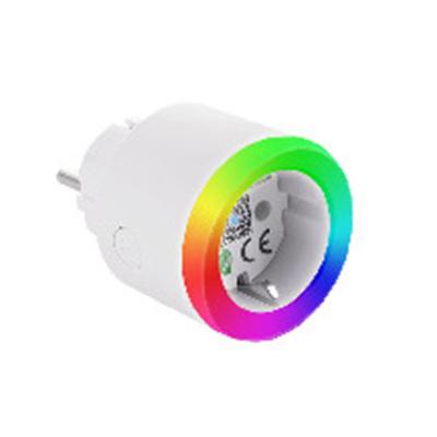 China Smart Plug 16A WiFi RGB Light Control Compatible with Alexa Google Home for sale