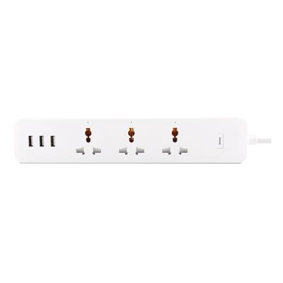 China WiFi Smart Power Strip 10A 3 Way USB Multi-Function Power Metering Outlet for sale