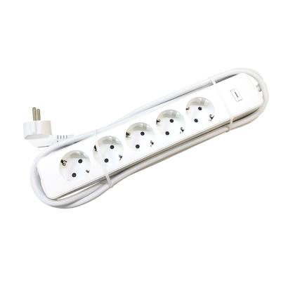 China EU Standard 16A Wi-Fi Smart Power Strip 5 Way Surge Protection for sale