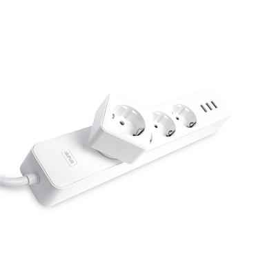 China European Standard 16A WiFi Smart Power Strip 4 Way USB M1u401-EU for sale