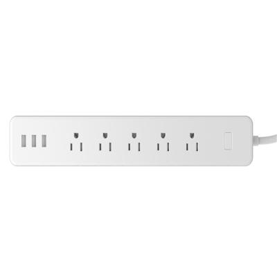 China US Standard 15A Wi-Fi Smart Power Strip with 5 Outlets USB Power Metering for sale