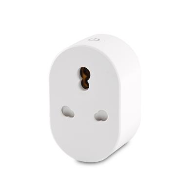 China Indian 16A Multifunctional Smart WiFi Plug with Remote Control and Energy Monitoring for sale