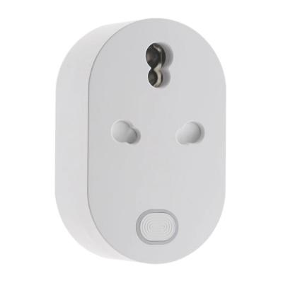 China IND/ZA Smart Wi-Fi Zigbee Plug 16A Energy Monitoring Space Saving Design for sale