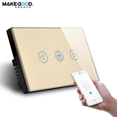 China Wi-Fi Fan Speed Switch Smart Ceiling Fan Controller 110V 2.4GHz for sale