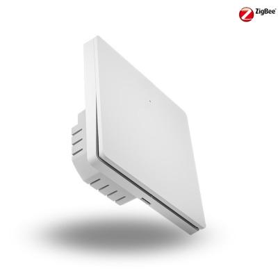 China Zigbee EU 16A No Neutral 1 Gang Mouse-click Button Switch Smart Light Switch for sale