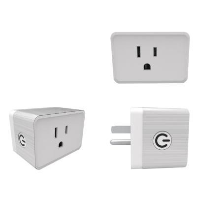 China Smart Plug WiFi Outlet with Energy Monitoring 16A 110V 240V Compatible with Alexa Google Home for sale