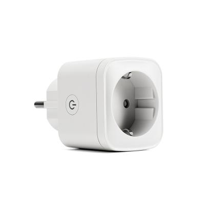 China EU Smart Plug 16A WiFi Energy Monitor Power Consumption Meter Socket for sale