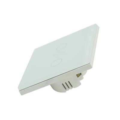 China Tuya Wireless Touch Switch 2 Gang Smart Light Control 100V 240V for sale