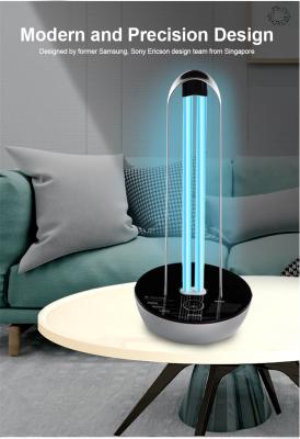 China Smart UV Germicidal Lamp 40W Portable Disinfection Light with Remote Control for sale
