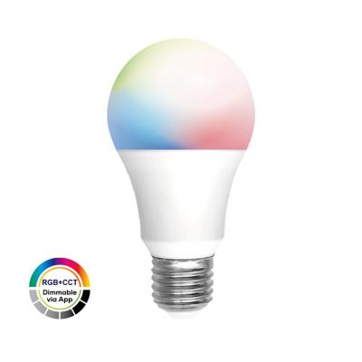 China A60 12W RGBTW LED Bulb Dimmable E27 Base 2700K-6500K Smart Light for sale