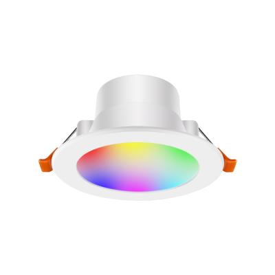 China Smart 9W Zigbee Down Light Dimmable 3000K-6500K AC 100-240V for sale