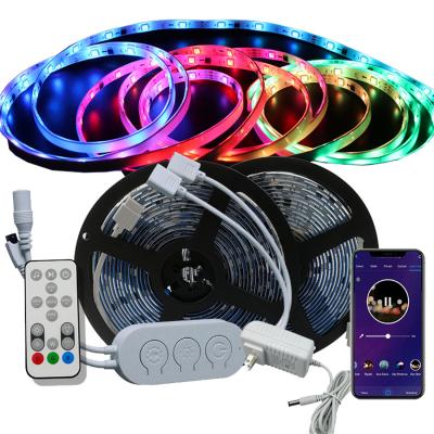 China 32.8ft 10M Wi-Fi DreamColor Music LED Strip Lights 12V RGB Smart App Control for sale