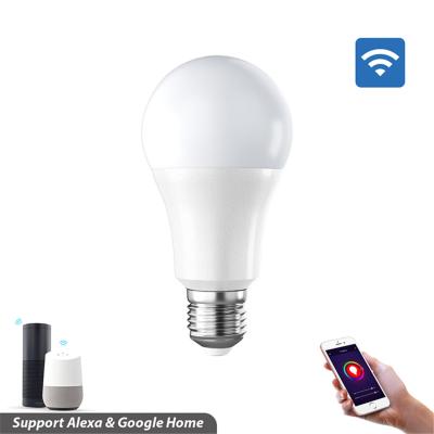 China A60 Smart LED Bulb Wi-Fi Bluetooth RGB CCT 9W E27 Dimmable for sale