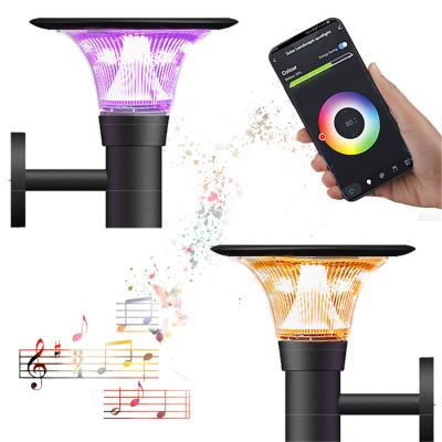 China Smart RGB Solar Wall Light 100W 6500K Outdoor Waterproof IP65 for sale