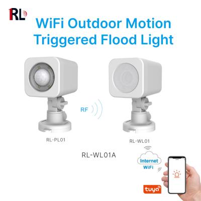 China Tuya Smart Motion Sensor Flood Light 50W Outdoor LED Security Light for sale