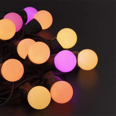China Smart Outdoor String Lights G50 Patio Festoon Light Waterproof Holiday Decor 50ft for sale