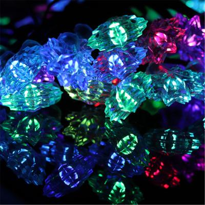 China Smart Wi-Fi Snowflake String Lights Outdoor 50ft Patio Decoration Alexa Compatible for sale