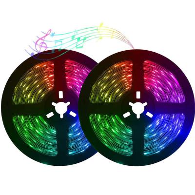 China Dreamcolor RGBIC Smart LED Strip Lights 5m Remote Control Indoor Outdoor Rope Light for sale