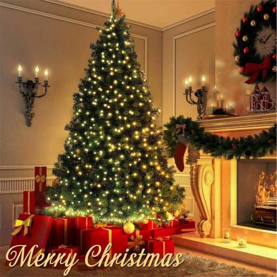 China Smart Waterfall Christmas Lights 10m 100 LED Indoor Outdoor Festive Decorative Garland for sale