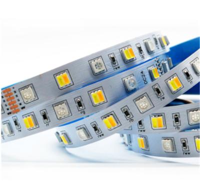 China RGBCW Smart LED Strip Light 12V 24V Music Sync 5M 10M 90LED per Meter for sale