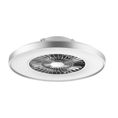China Chrome Plated Ceiling Fan Light 52 Inch 3 Blades Reversible Motor for sale