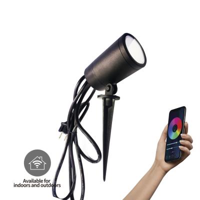 China Smart Garden Light 12W RGBW IP65 Outdoor LED Landscape Lighting with Remote Control for sale