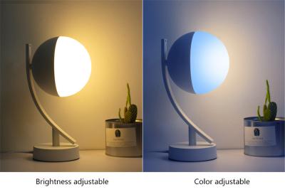 China Smart Table Lamp CR02 Dimmable LED Touch Control Desk Lamp 12W USB Charging for sale