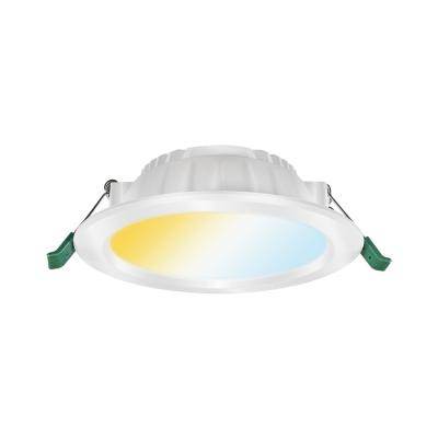 China 9W Tuya ZigBee LED Down Light Smart Dimmable Ceiling Lamp 220V for sale