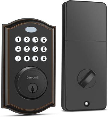 China Keyless Entry Smart Door Lock with Fingerprint and Keypad Access 200 User Capacity for sale