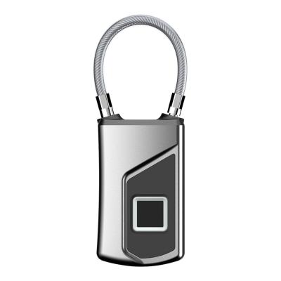 China Bluetooth Fingerprint Padlock IP65 Waterproof Rechargeable 1200mAh for sale