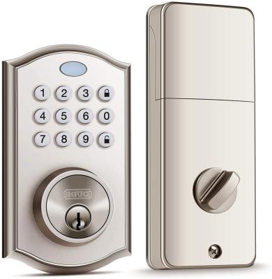 China Bluetooth Smart Electronic Door Lock with Password Keypad 500mAh Battery for sale