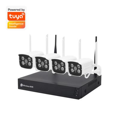 China 4CH 1080P Wireless Security Camera System KS-7204-FN 1TB HDD Night Vision for sale