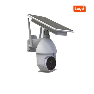 China 1080P PTZ WiFi Solar IP Camera Outdoor Surveillance Waterproof CCTV Battery Long Standby for sale