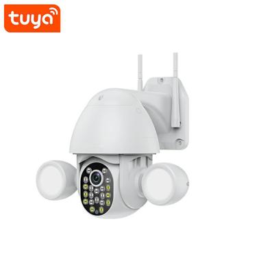 China Tuya Smart PTZ Outdoor IP Camera 1080P 2MP WiFi Security Camera Waterproof CCTV Surveillance for sale